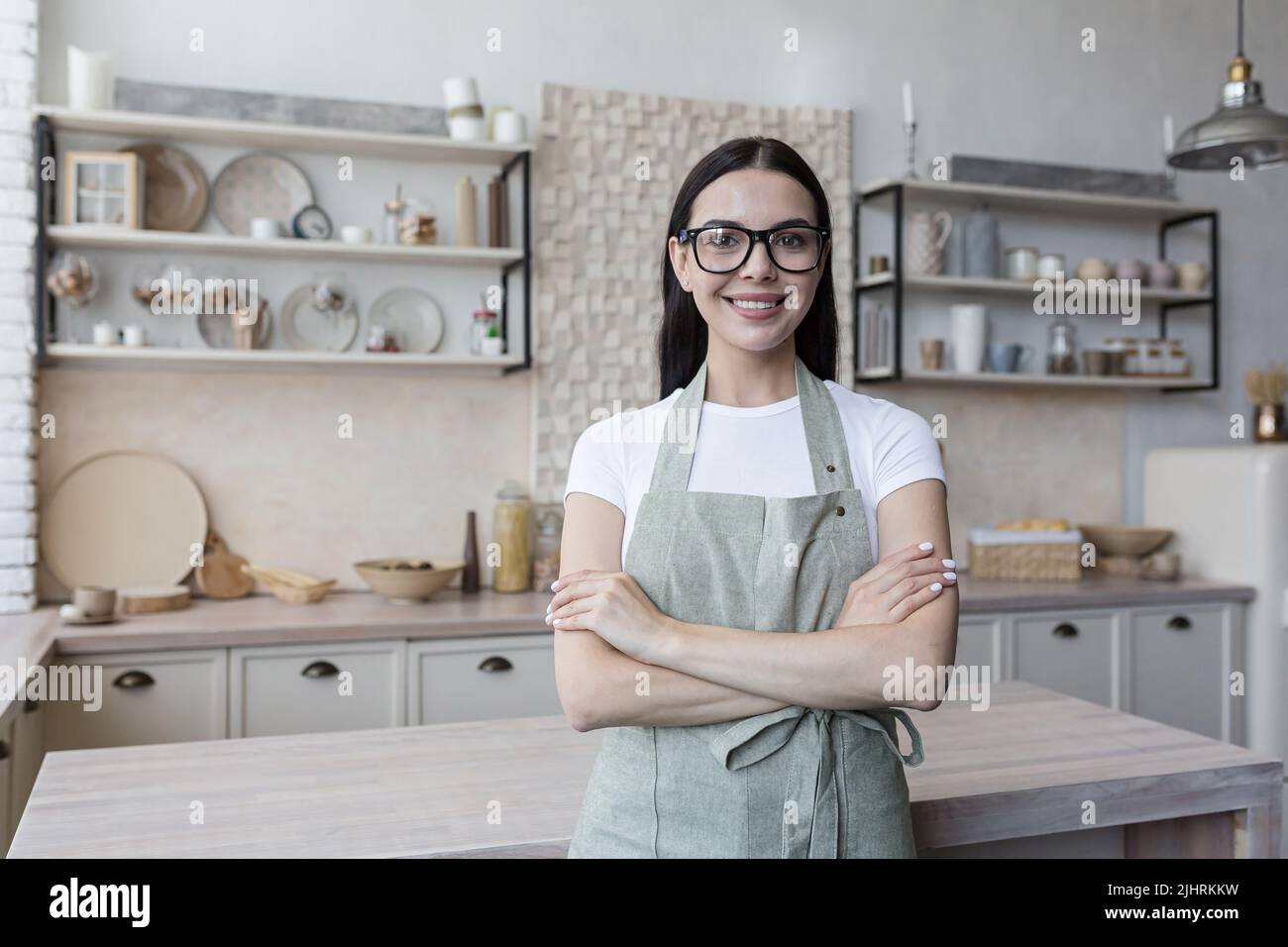 Happy homemaker hi-res stock photography and images - Alamy