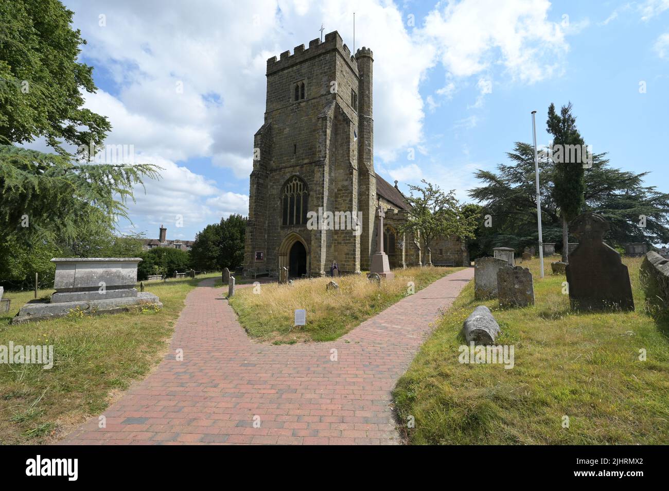 St Marys Church at Battle in East Sussex Stock Photo - Alamy