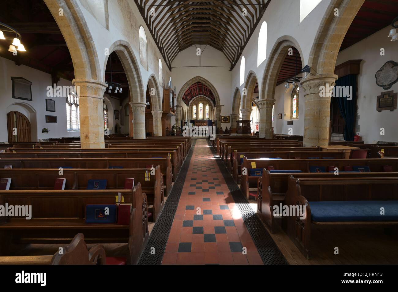 St Marys Church at Battle in East Sussex Stock Photo - Alamy