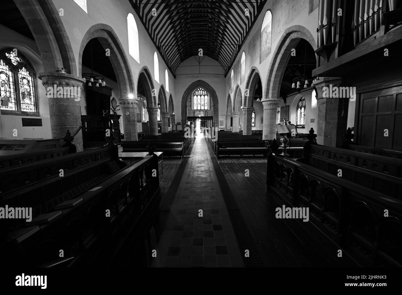 St Marys Church at Battle in East Sussex Stock Photo - Alamy