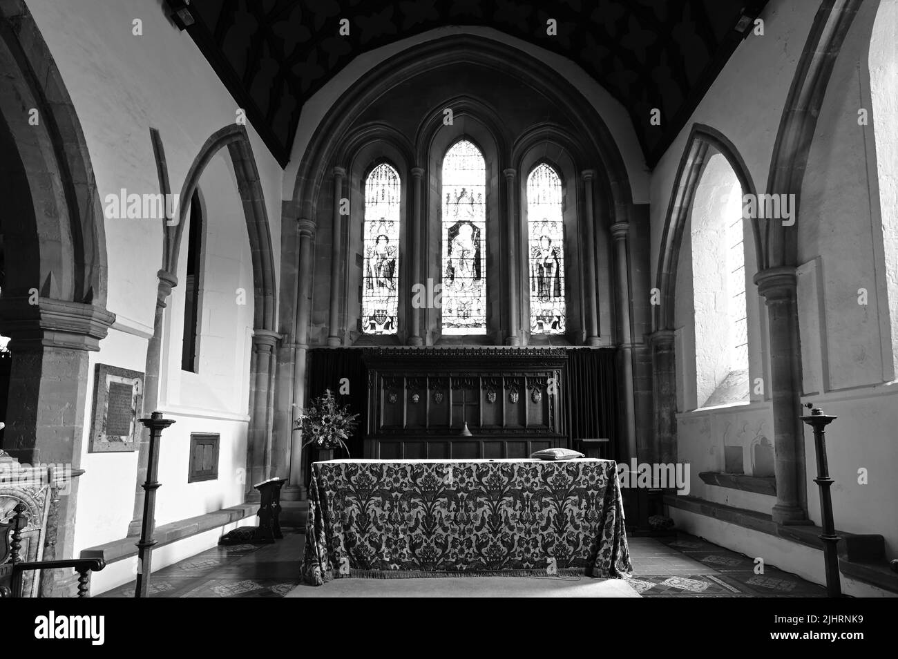 St Mary's church in Battle, East Sussexl Stock Photo - Alamy