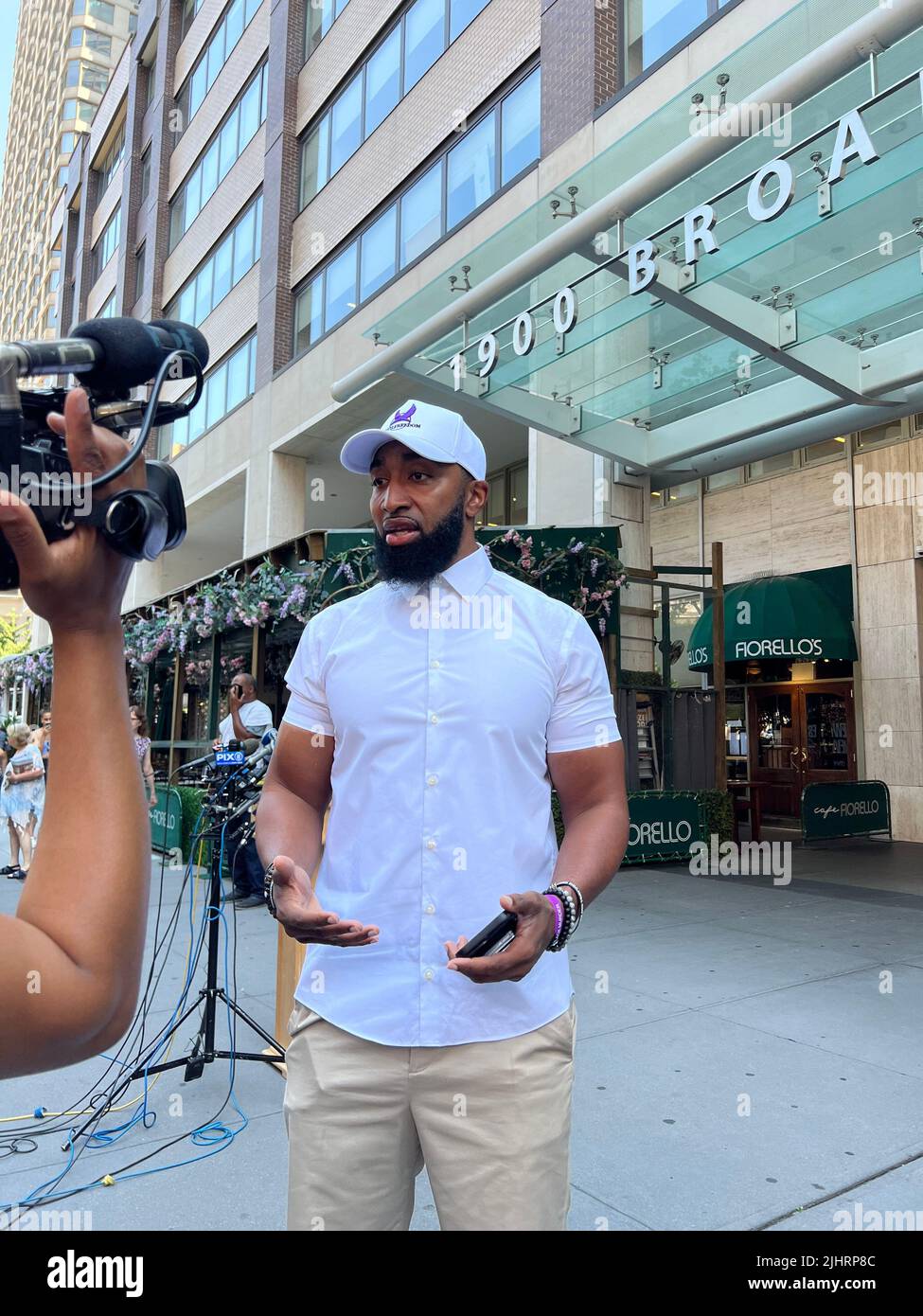New York NY : US, July 20th: Mysonne Rapper/Community activist, family ...