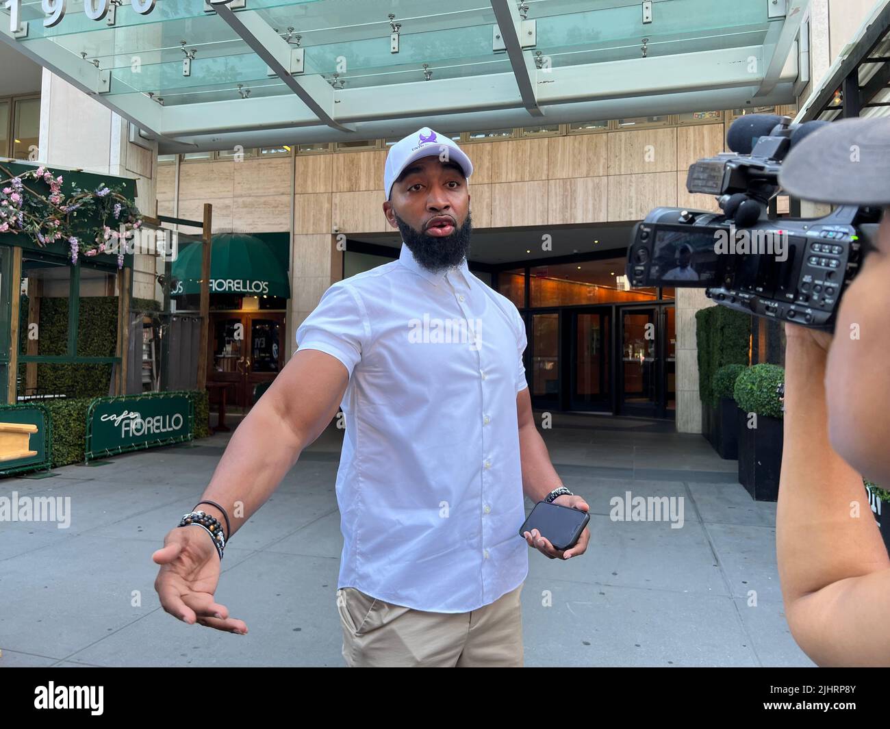 New York NY : US, July 20th: Mysonne Rapper/Community activist, family ...