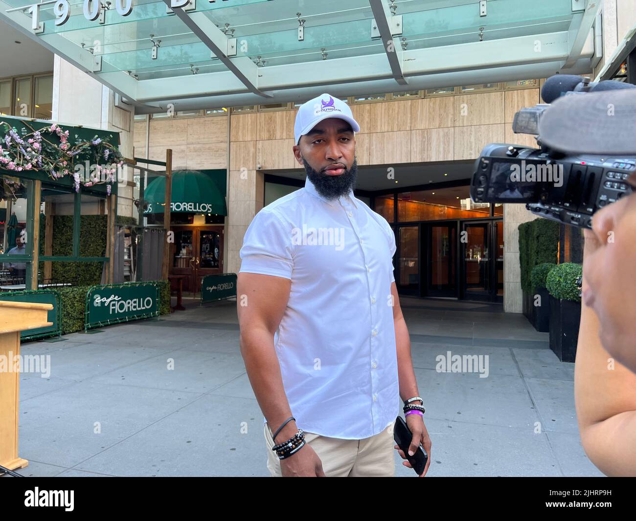 New York NY : US, July 20th: Mysonne Rapper/Community activist, family ...