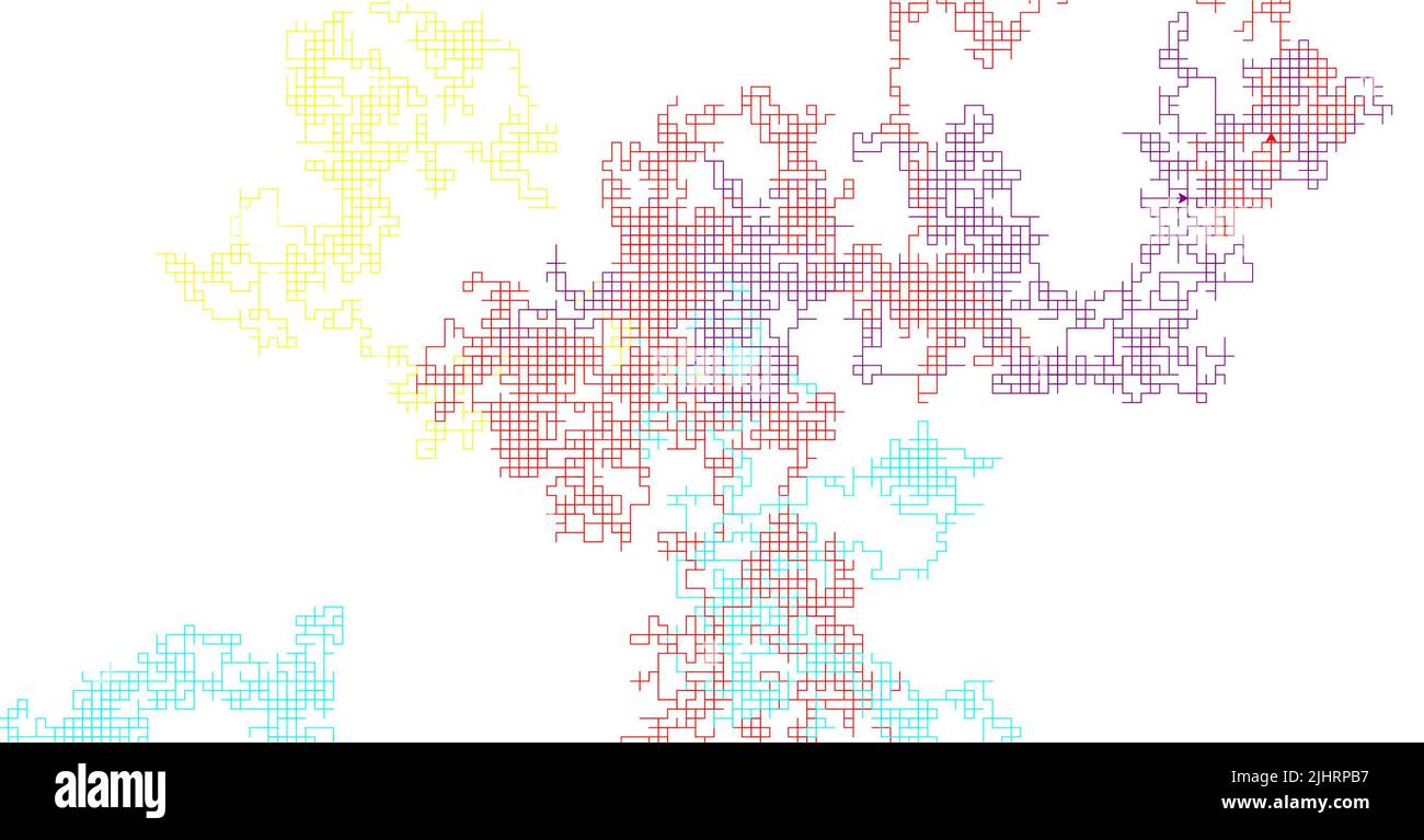 A map of global countries designed with colorful squares on white ...