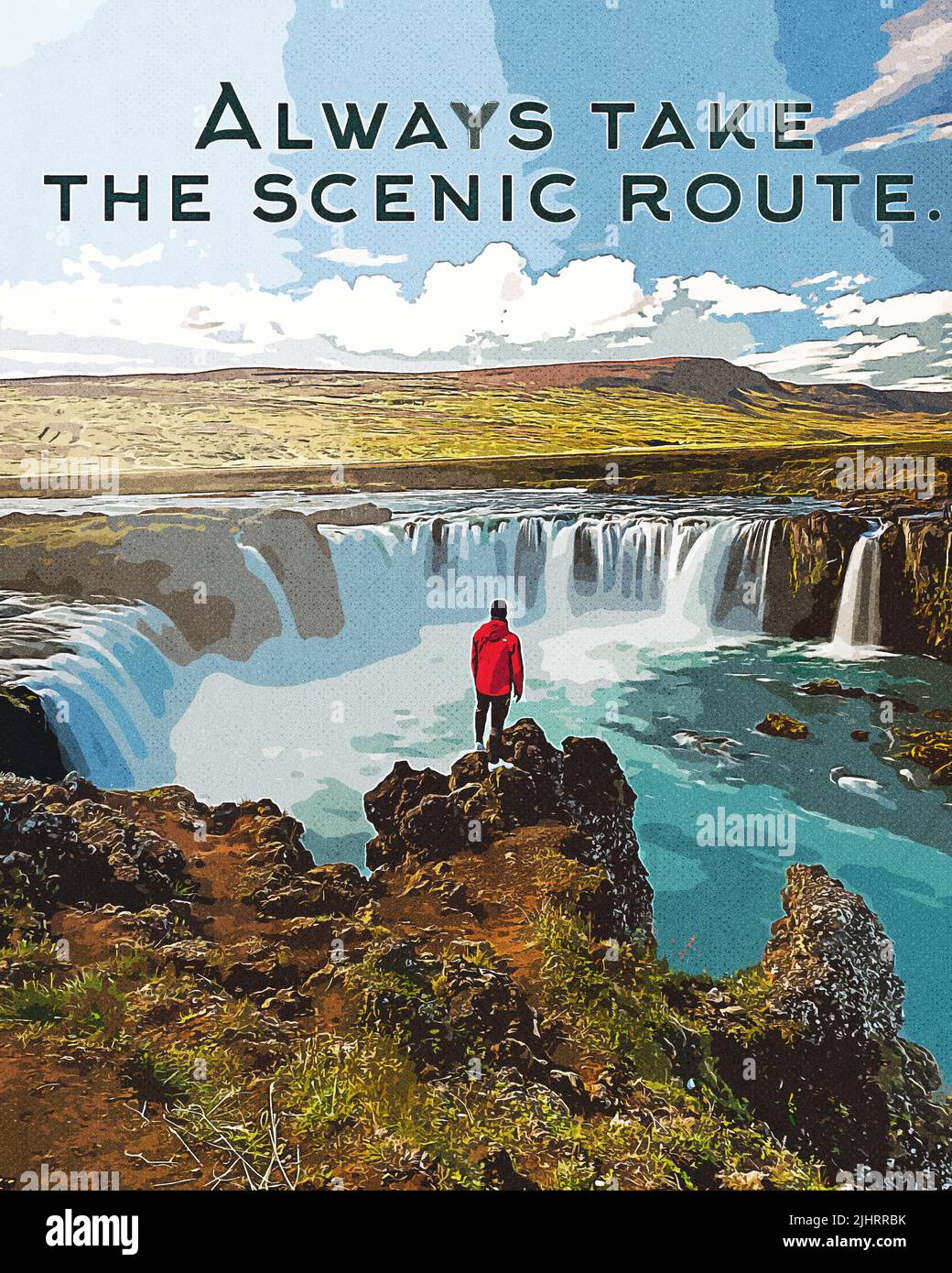Take the scenic route hi-res stock photography and images - Alamy