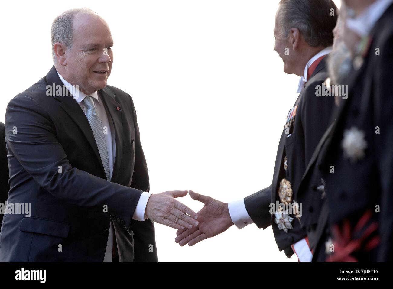 Vatican Ciy, Vatican. 20 July, 2022. Monaco's Prince Alberto II and his ...