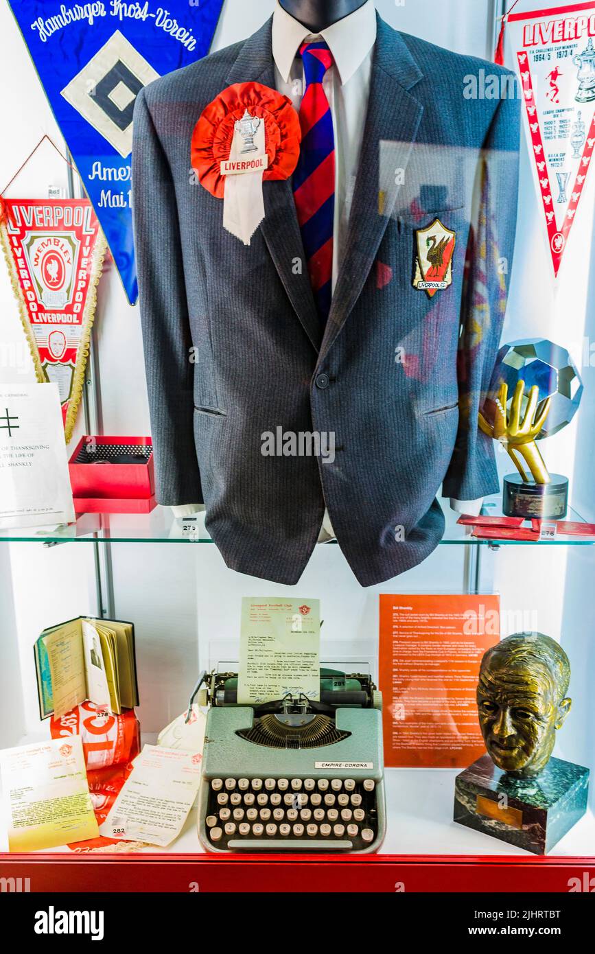 The Liverpool FC Stadium Tour, interactive museum. Anfield is a ...