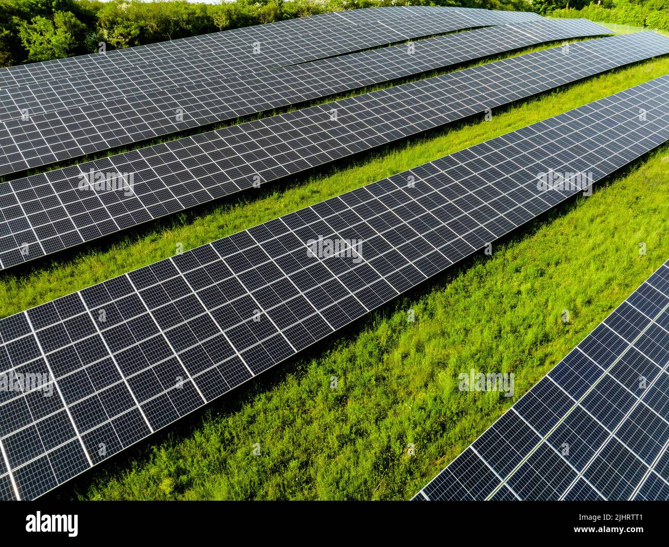 The Solar Cell pannels in a farm in Germany Stock Photo - Alamy