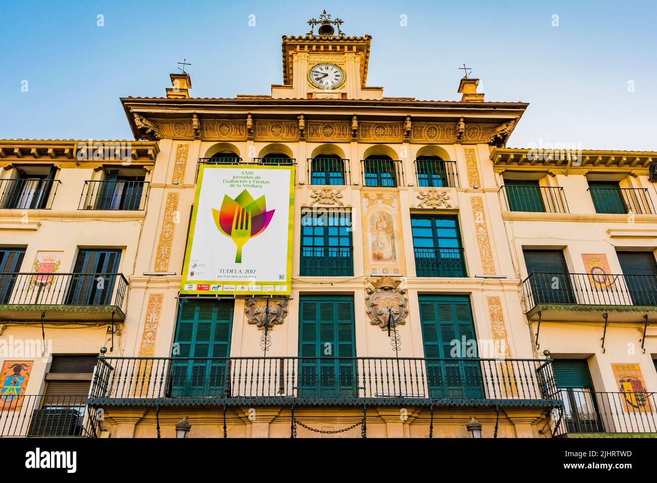 Poster announcing the Vegetable Festival. Plaza Nueva - New Square, o ...