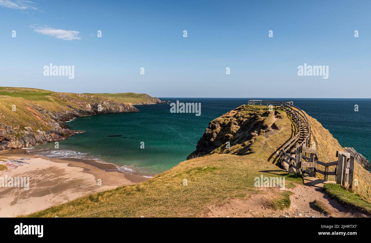 Sango Bay beach at Durness one of the many stunning beaches located in ...
