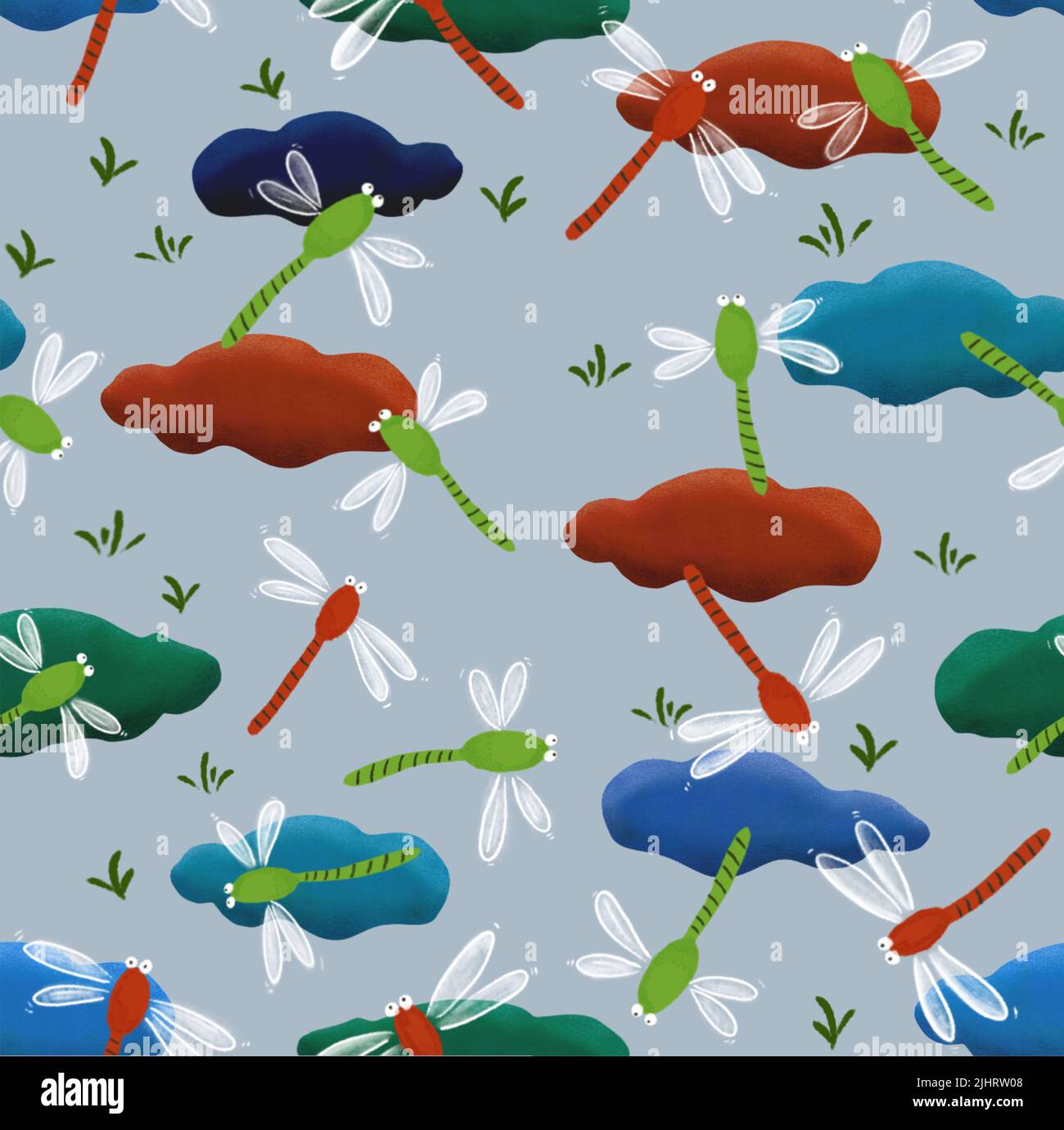 Dragonflies design hi-res stock photography and images - Alamy