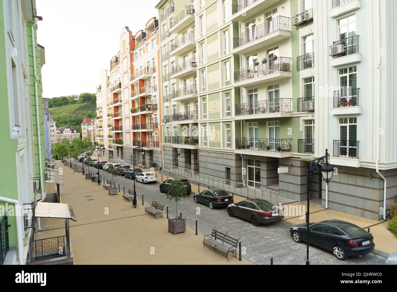 Empty City Street View