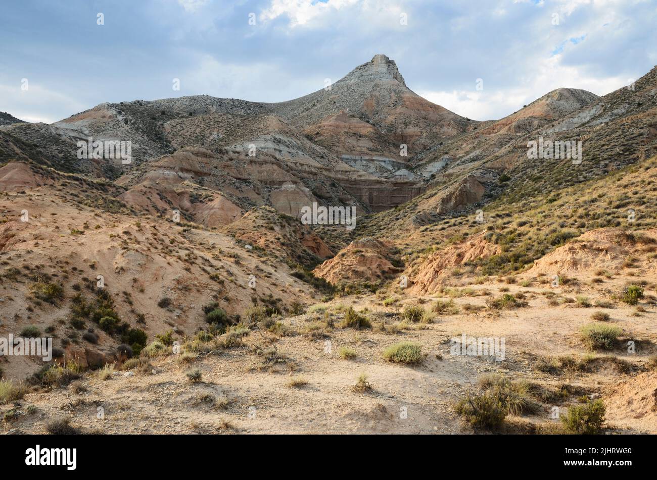 Cabezo del Fraile. Bardena Negra. Border area between Navarra and ...