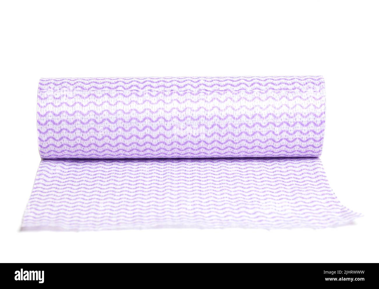 Kitchen towel roll isolated on a white background Stock Photo - Alamy
