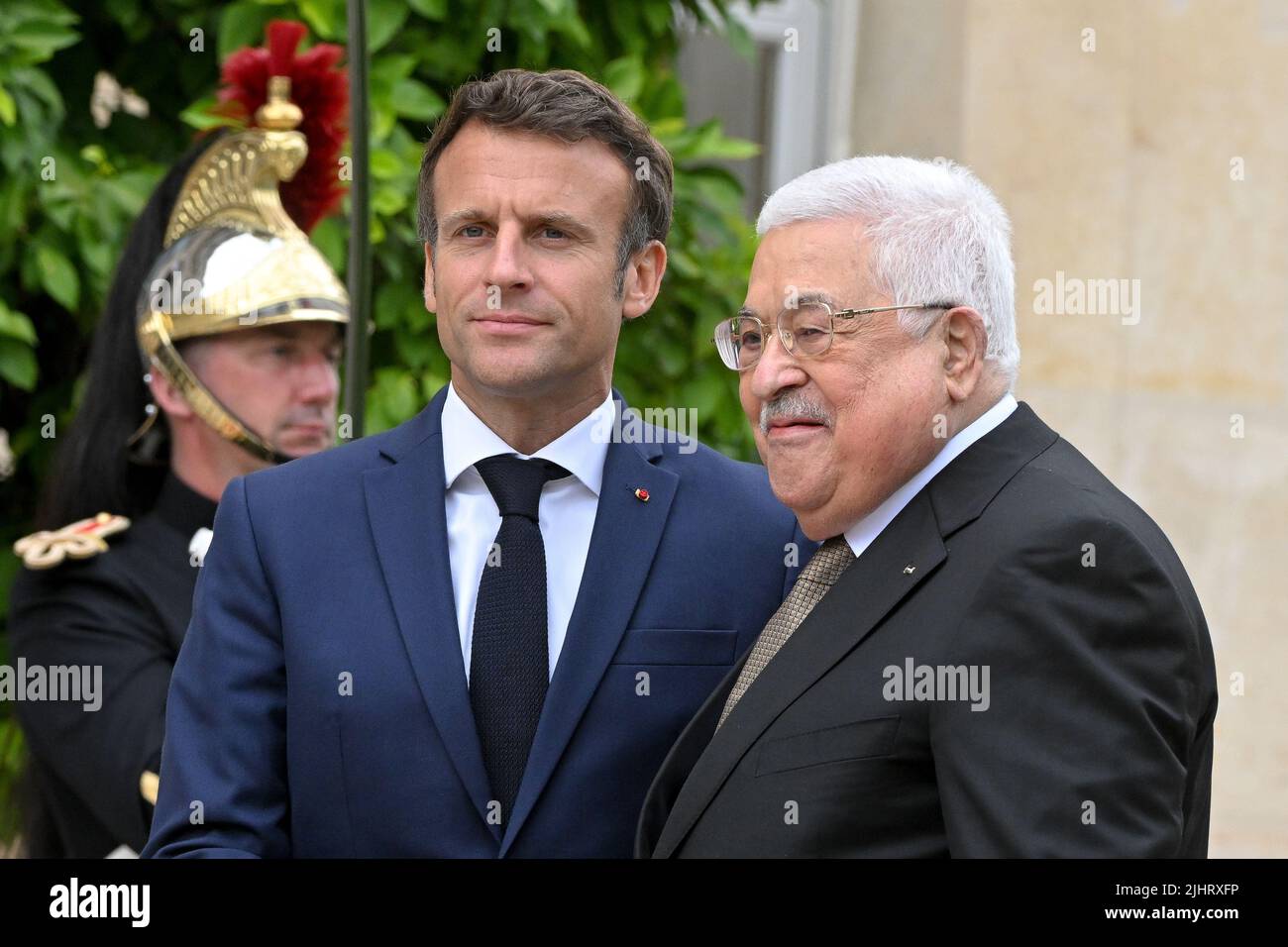 Paris, France. 20th July, 2022. Working lunch at the Elysee, Emmanuel ...