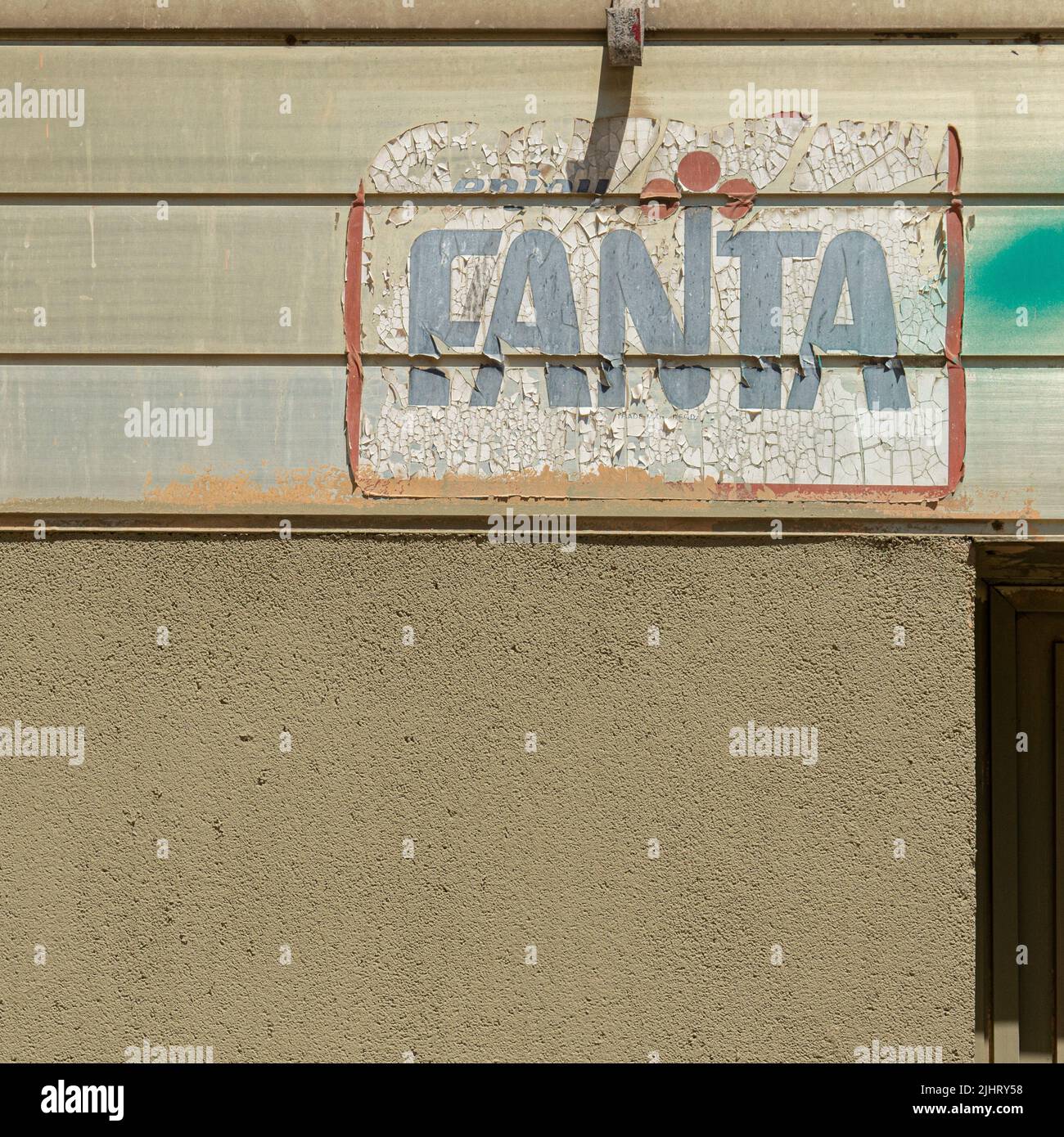 The Fanta logo sign on an old and dirty wall Stock Photo - Alamy