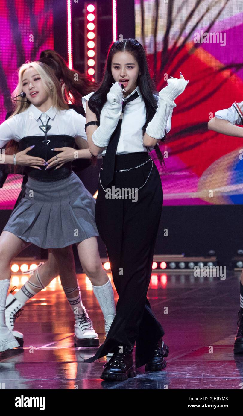 20 July 2022 - Goyang, South Korea - Japanese K-Pop girl group XG ...