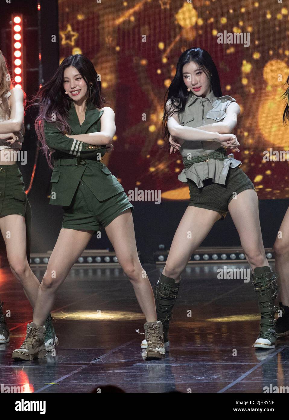 Goyang, South Korea. 20th July, 2022. Japanese K-Pop girl group XG, performs on the stage during ...