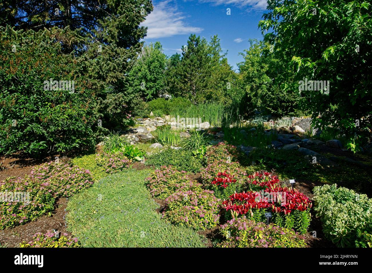 Dorothy Harvie Gardens Calgary Zoo Alberta Stock Photo - Alamy