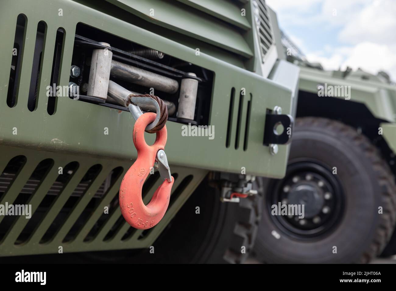 Ukrainian Border, Poland. 16th July, 2022. One of the 11 new Italian ...