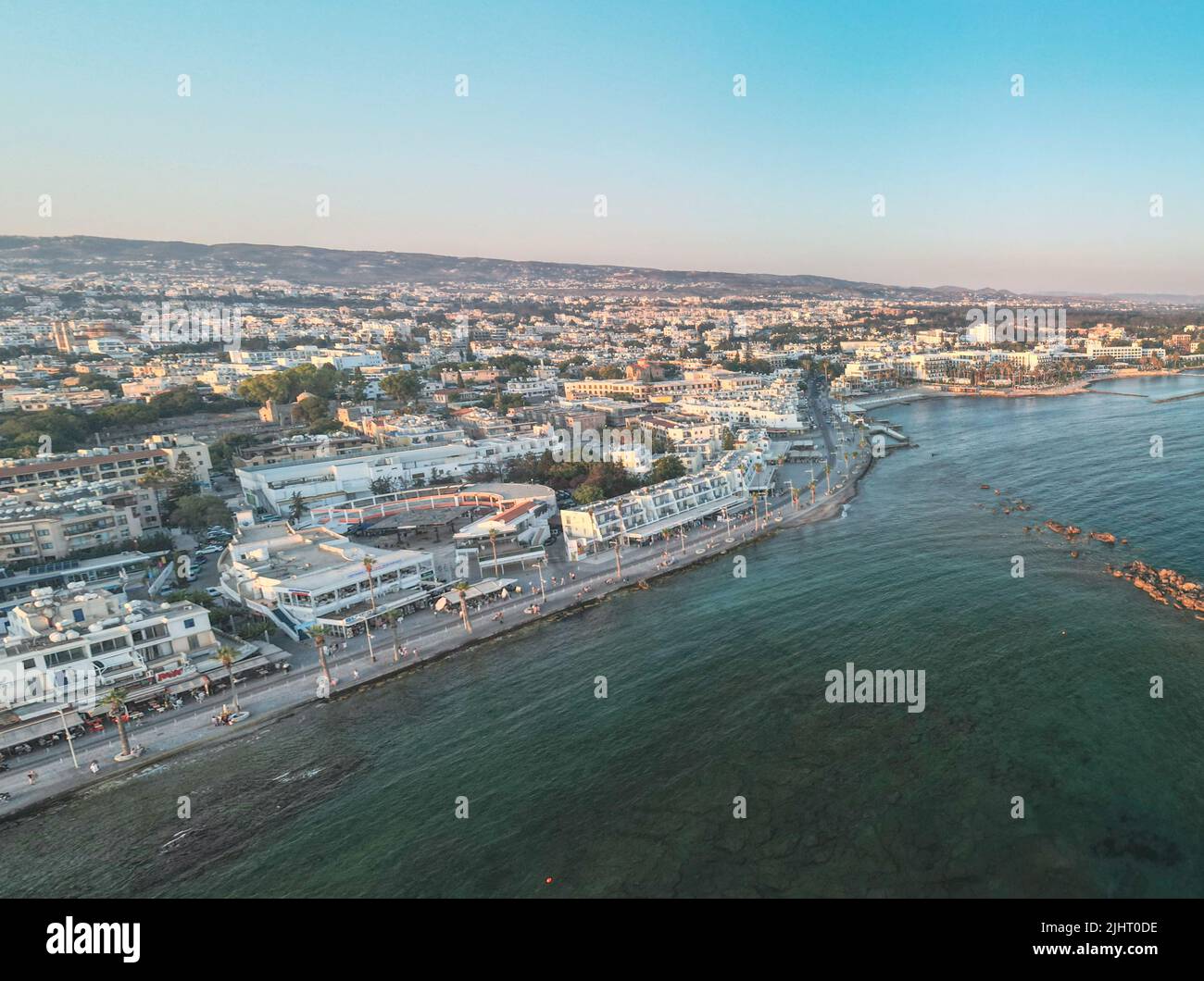 An aerial view to Paphos, Cyprus Stock Photo - Alamy