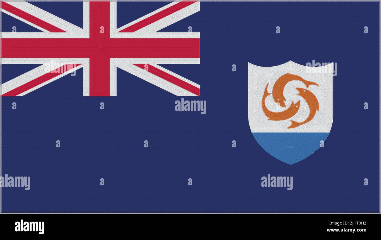 National flag anguilla hi-res stock photography and images - Alamy