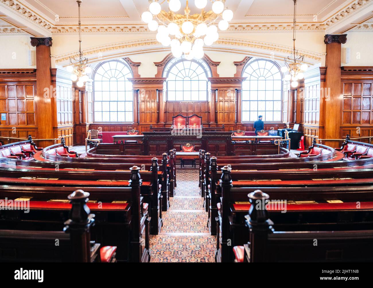 The interior of a marriage registration hall Stock Photo - Alamy