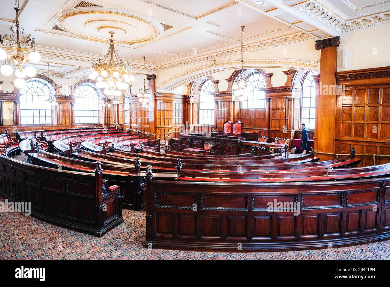 The interior of a marriage registration hall Stock Photo - Alamy