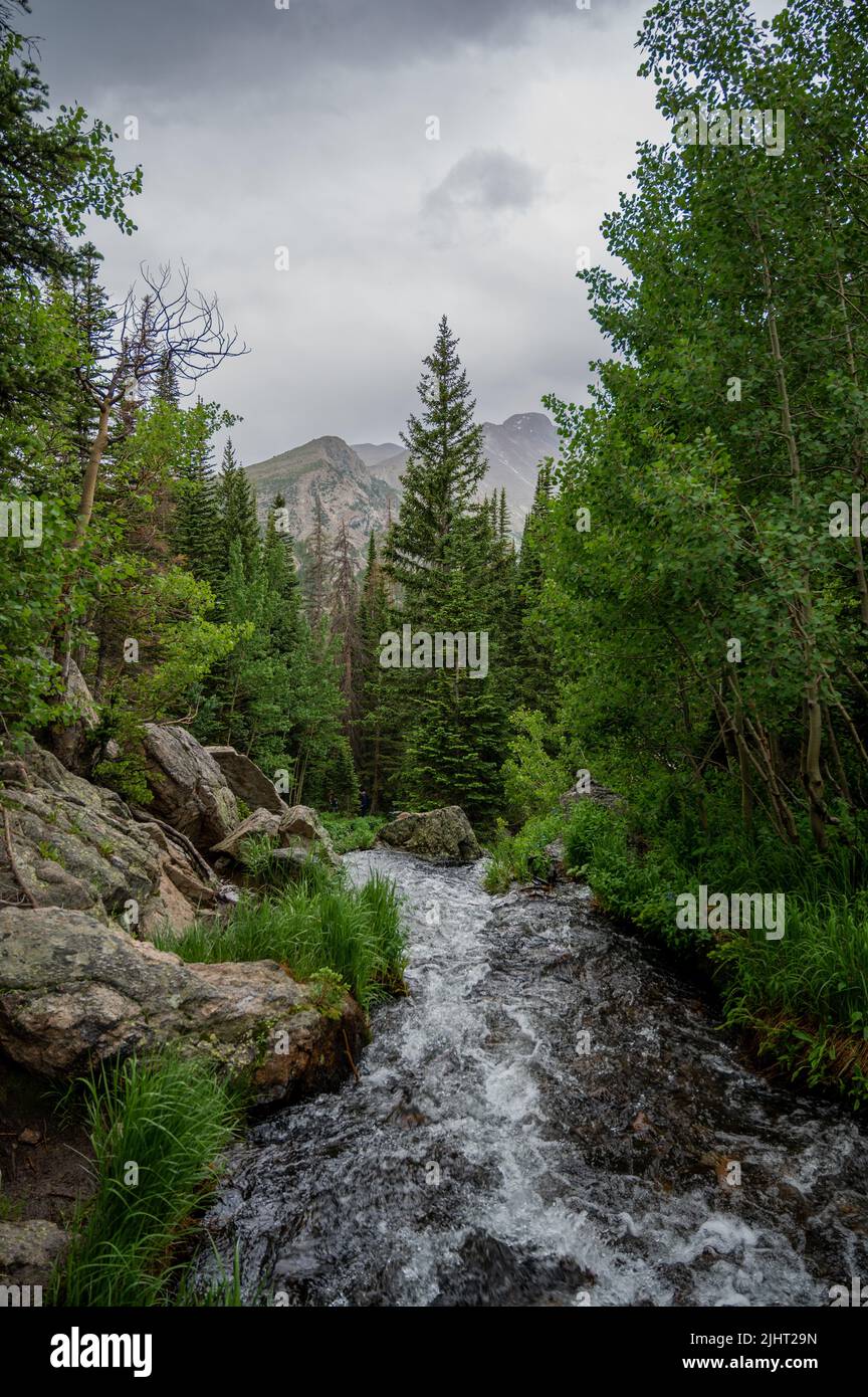 High definition landscape photos from Colorado in the summertime Stock ...