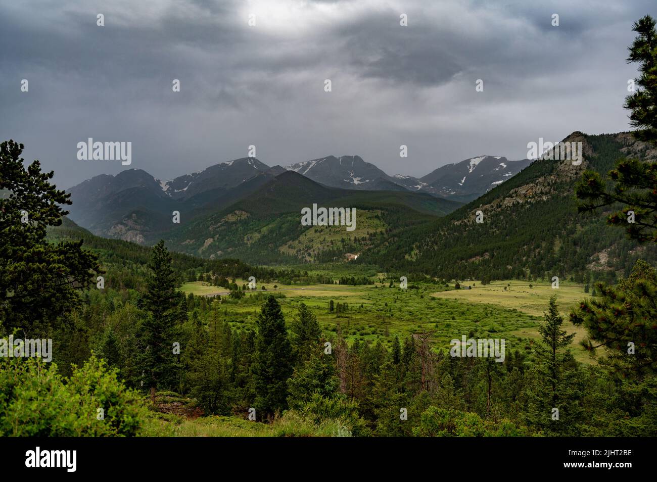 High definition landscape photos from Colorado in the summertime Stock ...