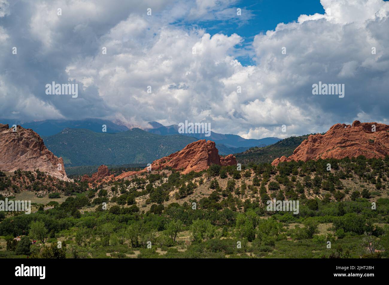 High definition landscape photos from Colorado in the summertime Stock ...