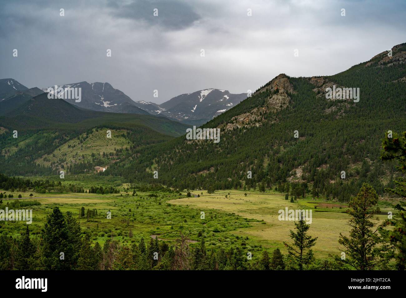 High definition landscape photos from Colorado in the summertime Stock ...
