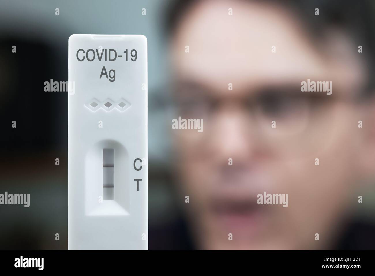 Positive test rapid hi-res stock photography and images - Alamy