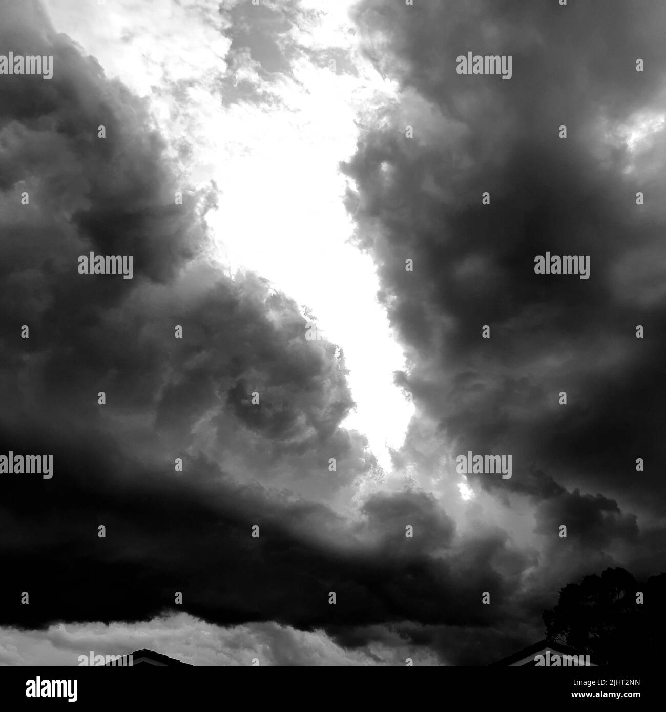 Dramatic sky clouds light Black and White Stock Photos & Images - Alamy