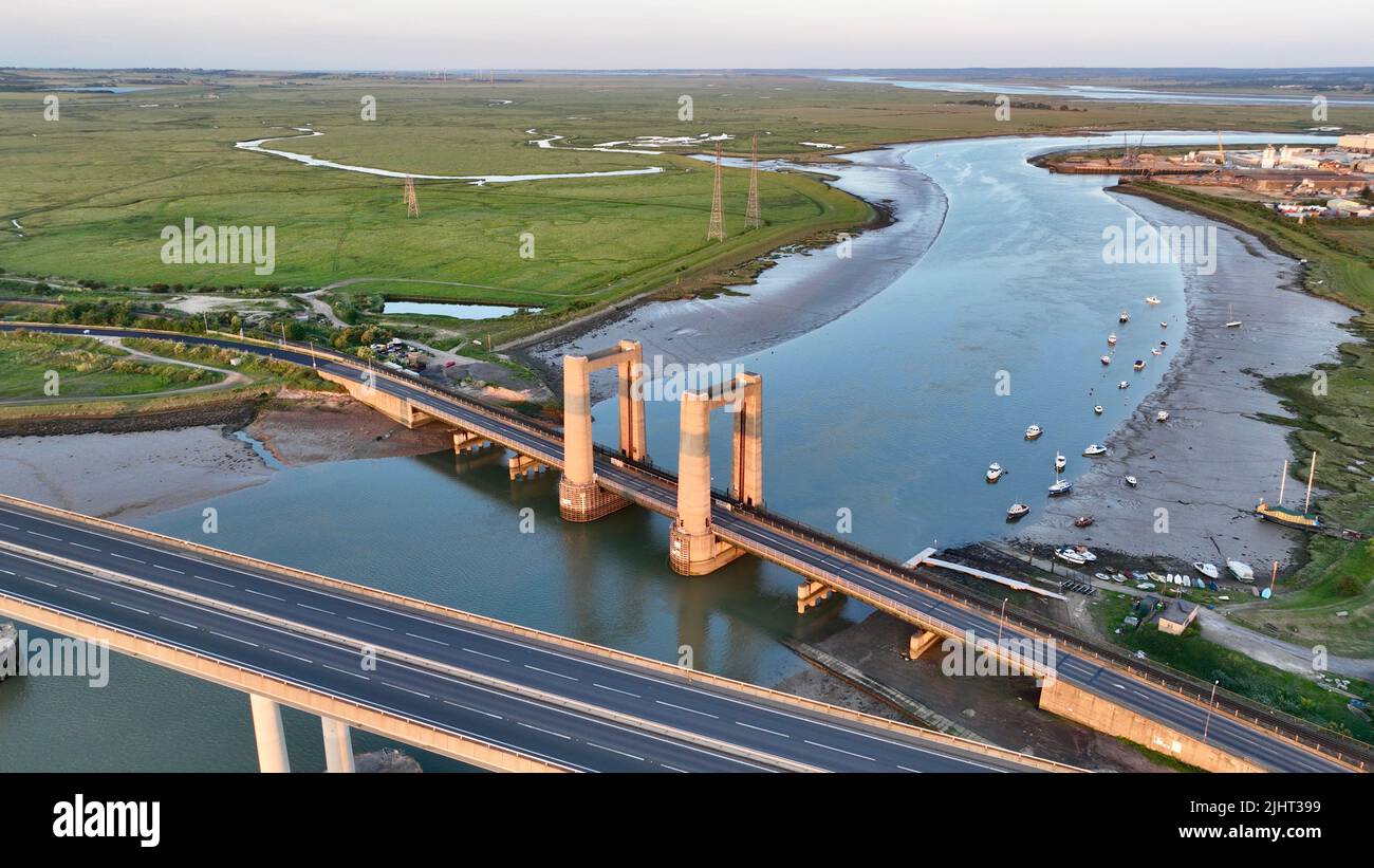 Sheppey road bridge hi-res stock photography and images - Alamy