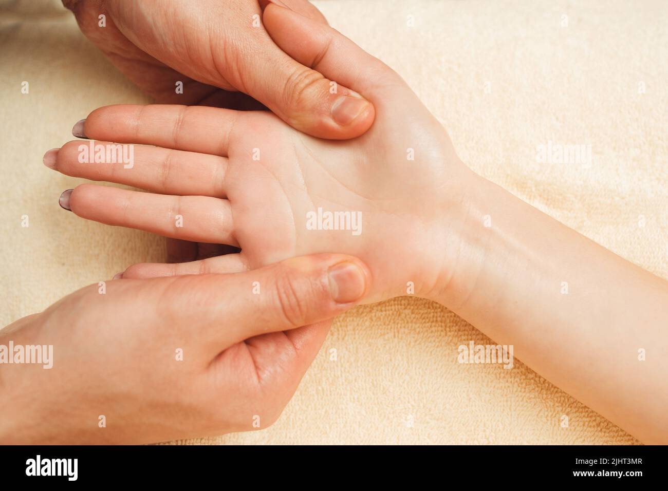 Female palm hi-res stock photography and images - Alamy