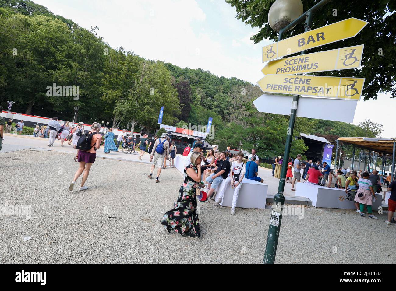 Illustration picture taken during the first day of the 'Francofolies de ...