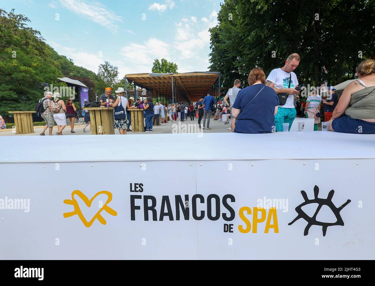 Illustration picture taken during the first day of the 'Francofolies de ...