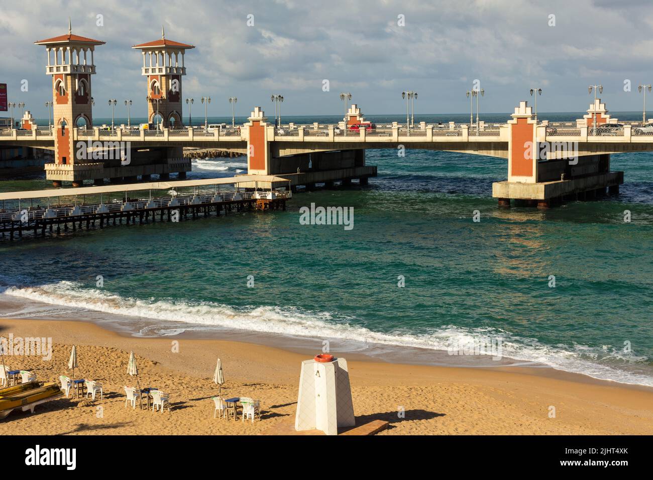 Stanley bridge landmark in Alexandria Egypt Stock Photo - Alamy