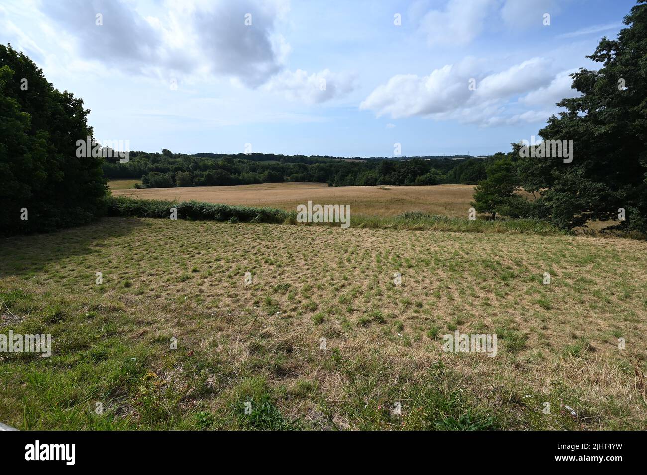 The main battlefield at The Battle of Hastings that occurred on the ...