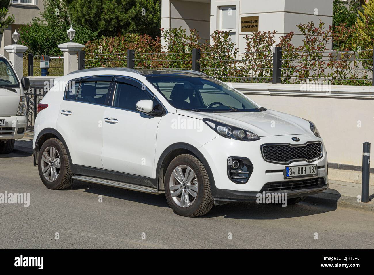 ISTANBUL, TURKEY - JUNE 19, 2022: KIA SPORTAGE CRDI Fourth generation ...