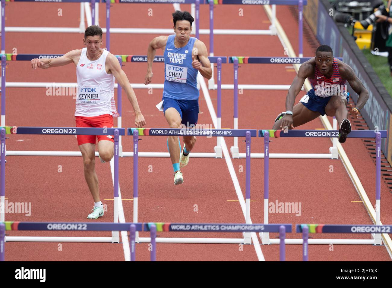 110 meter hurdles hi-res stock photography and images - Alamy