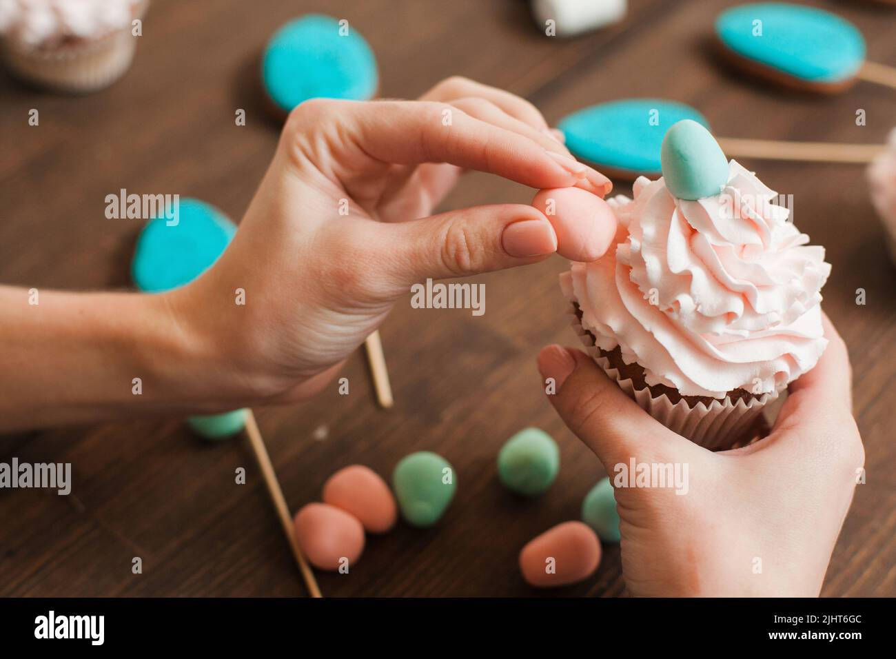 Culinary masterclass cooking sweet dessert at home Stock Photo - Alamy