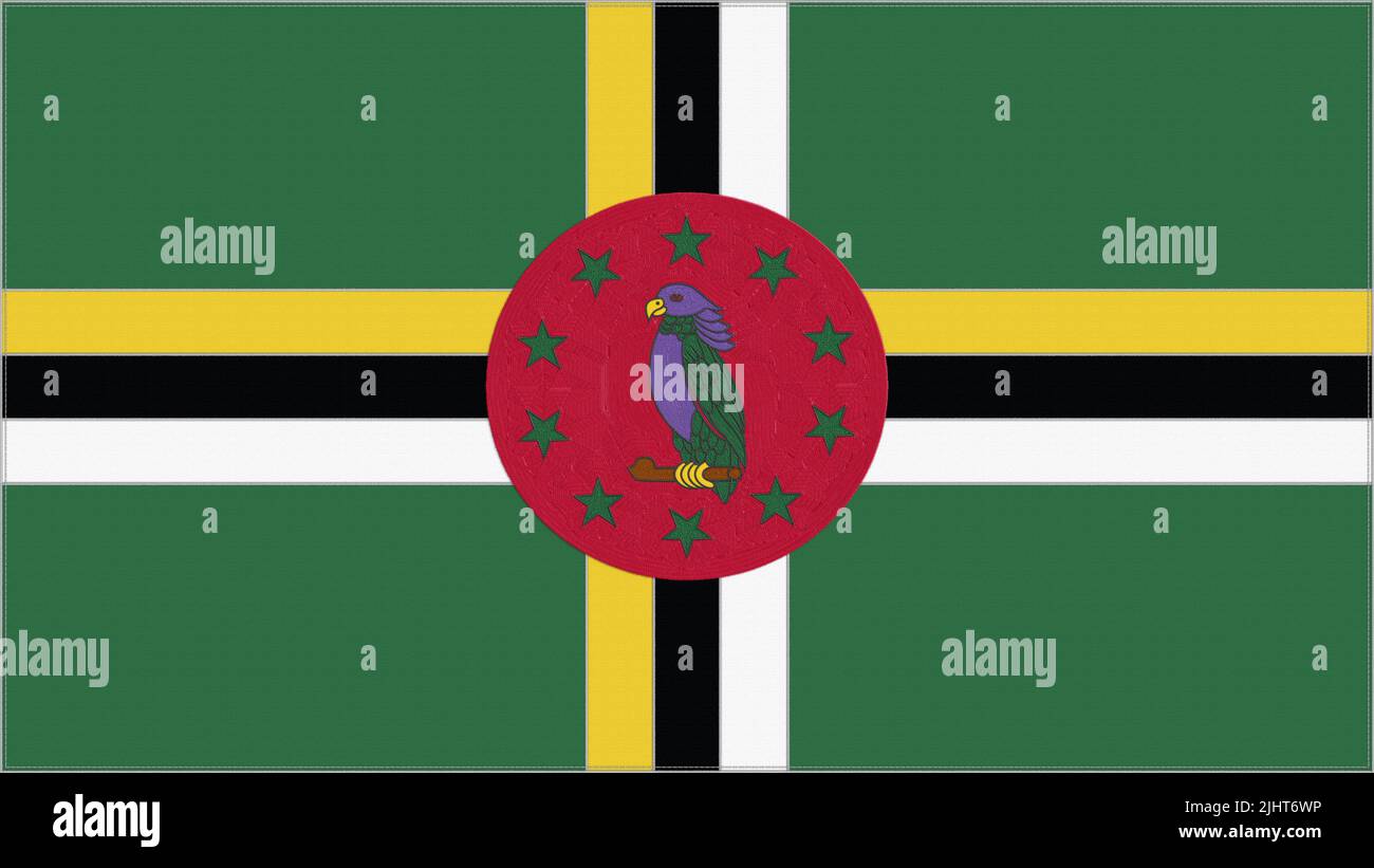 Dominica national flag hi-res stock photography and images - Alamy