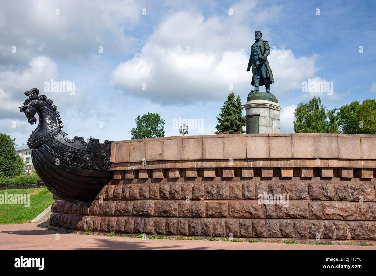 TVER, RUSSIA - JULY 15, 2022: Monument to Afanasy Nikitin. Tver, Russia Stock Photo - Alamy