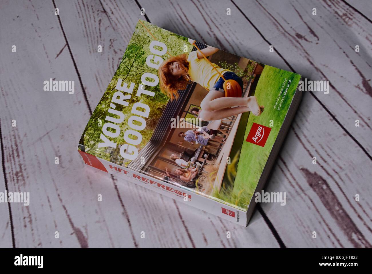 Spring And Summer 2020 Argos Catalogue - Front Cover Stock Photo - Alamy