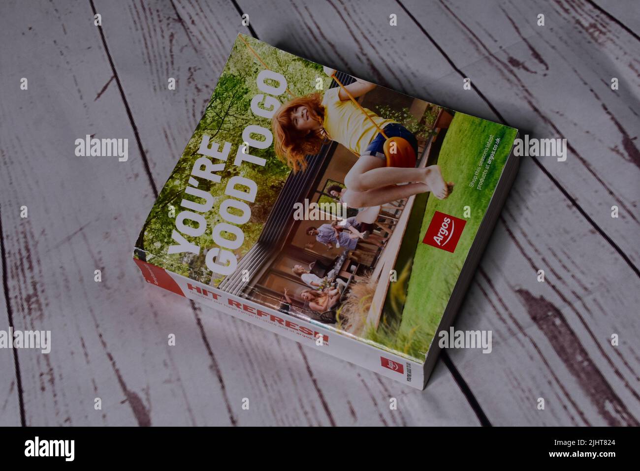 Spring And Summer 2020 Argos Catalogue - Front Cover Stock Photo - Alamy