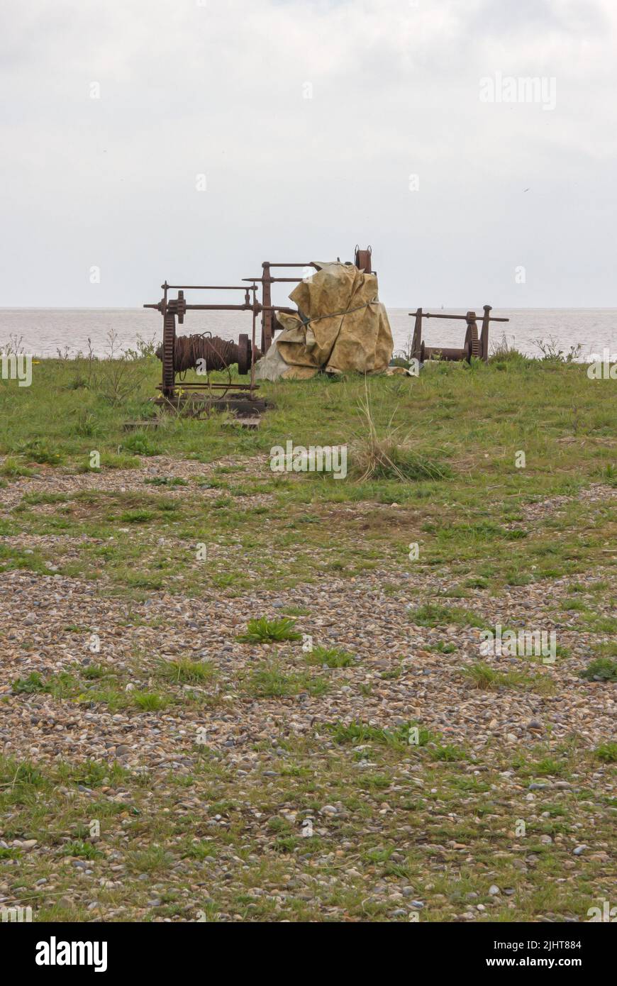 Winch onto beach hi-res stock photography and images - Alamy