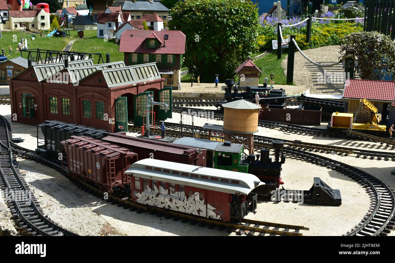 Southsea Model Village Stock Photo - Alamy